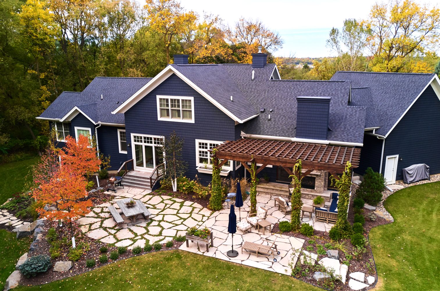 Custom-Built Luxury Farmhouse on Premium Lot - Santanni Custom ...